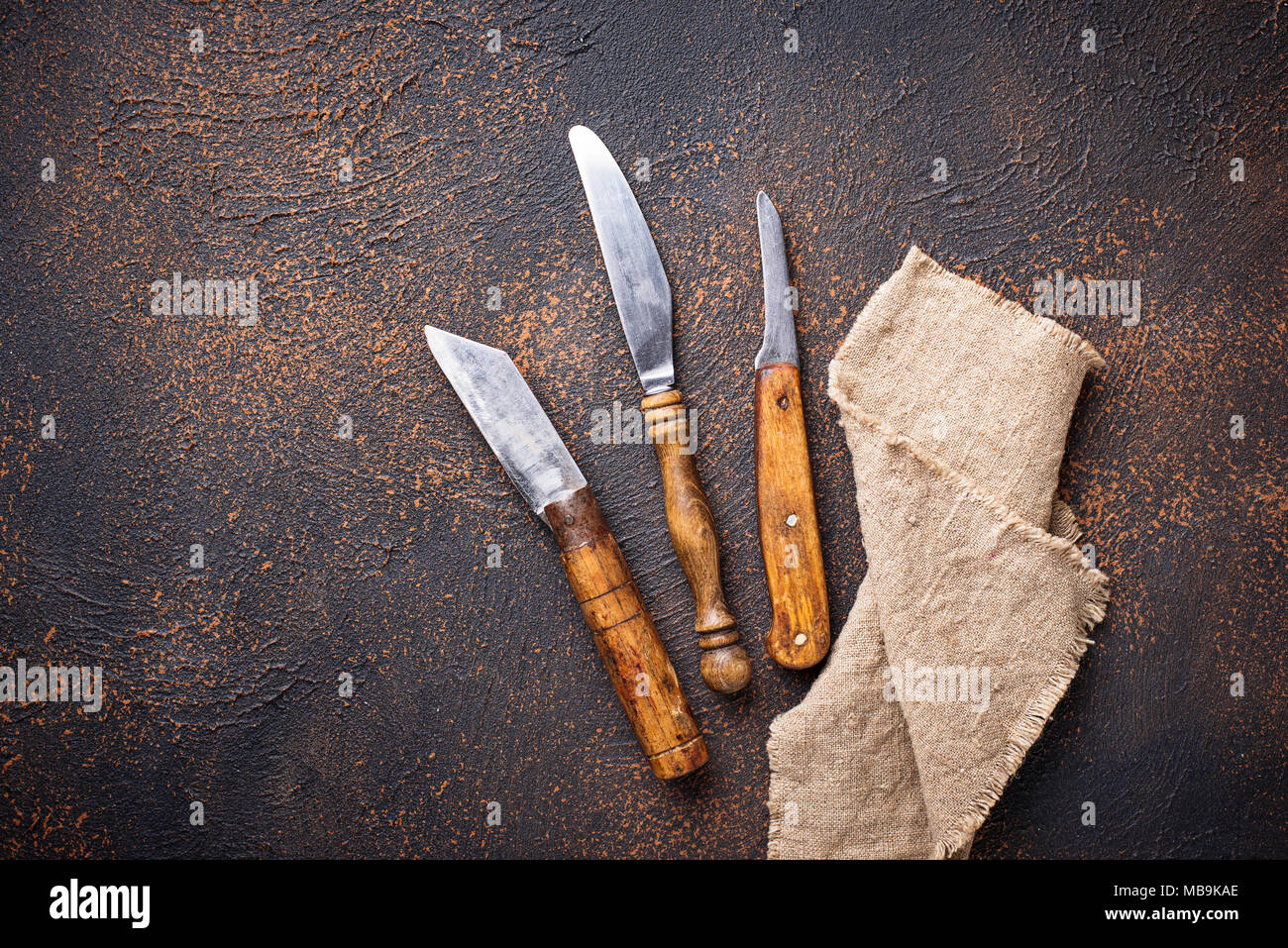 Old vintage knife hi-res stock photography and images - Alamy