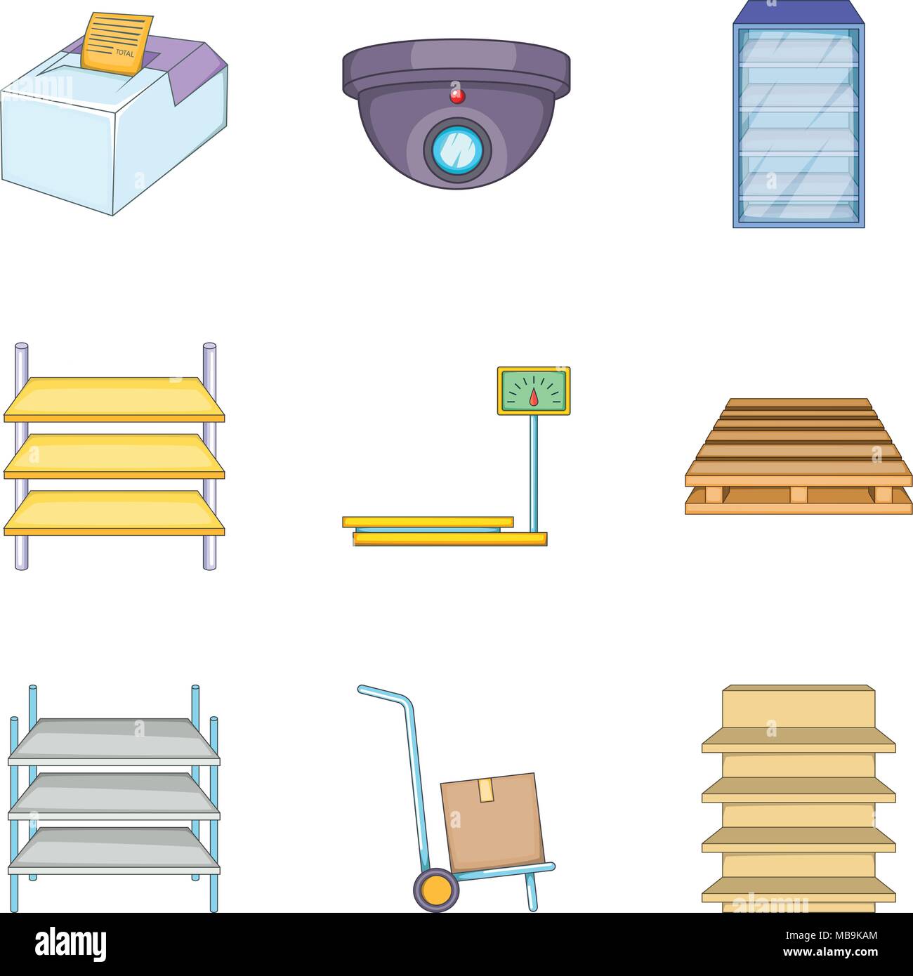 Truck loading station Stock Vector Images - Alamy