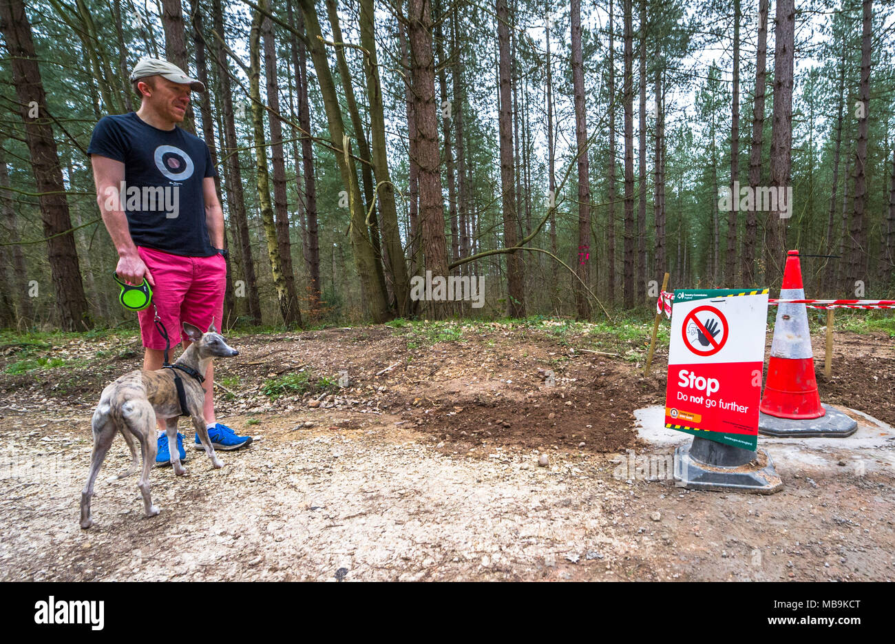 Stop sign barrier in hi-res stock photography and images - Alamy