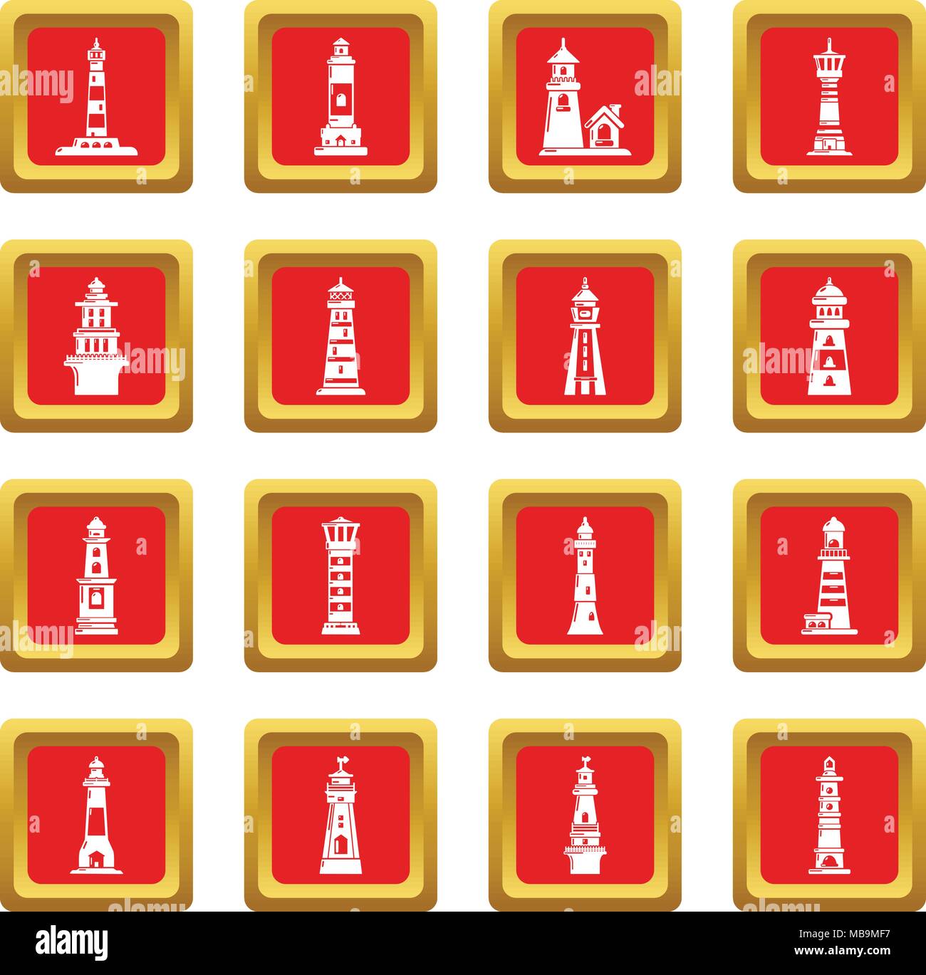 Leading light lighthouse Stock Vector Images - Alamy