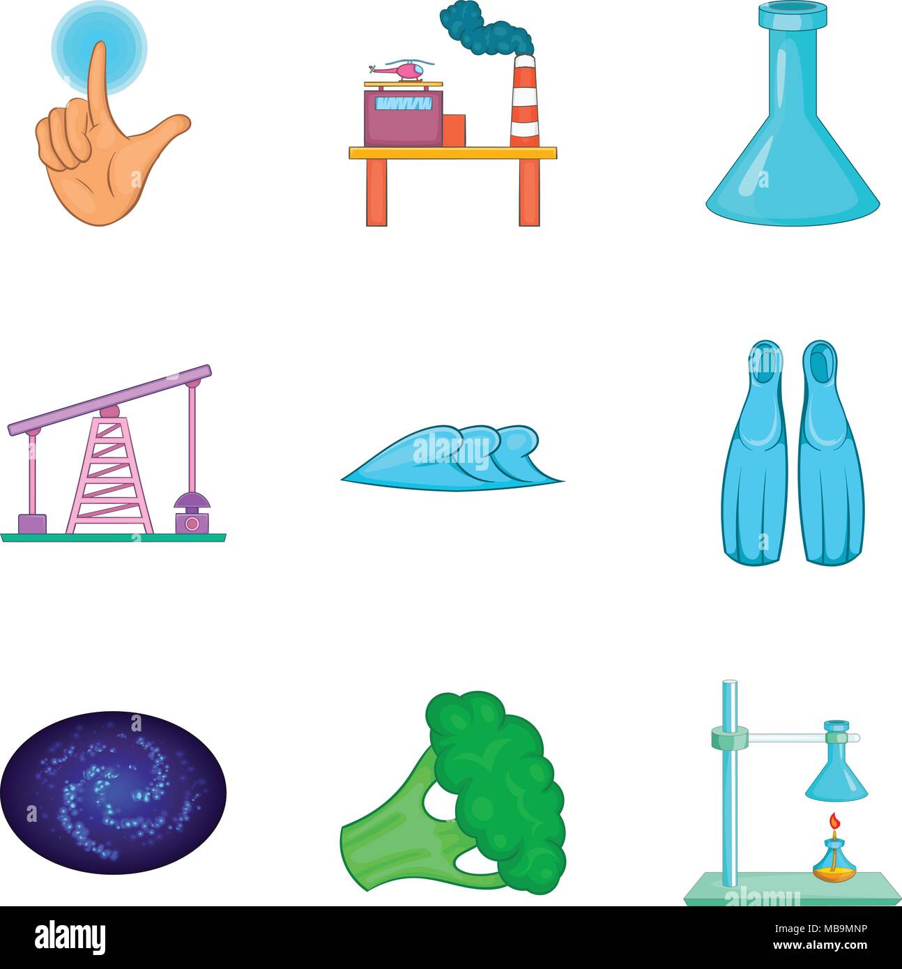 Water recovery icons set, cartoon style Stock Vector Image & Art - Alamy
