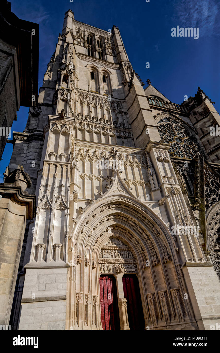 Cathedrale Saint-Etienne, Meaux (Meaux Cathedral), Meaux, Seine-et ...