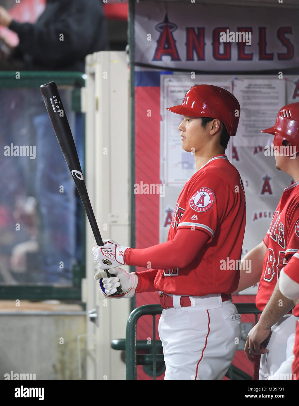 Shohei Ohtani of the Los Angeles Angels during the Major League ...