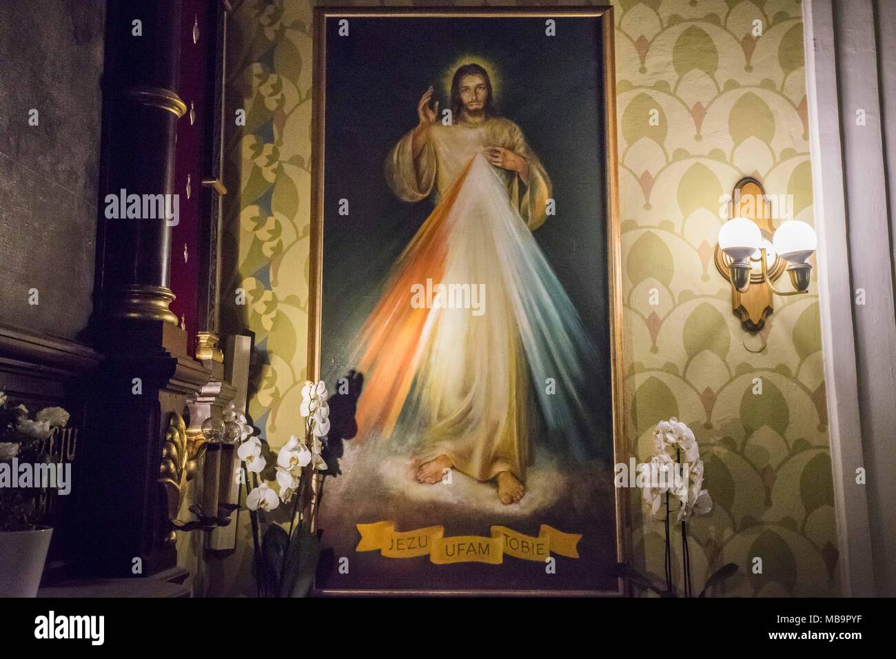 Divine mercy image poland hi-res stock photography and images - Alamy