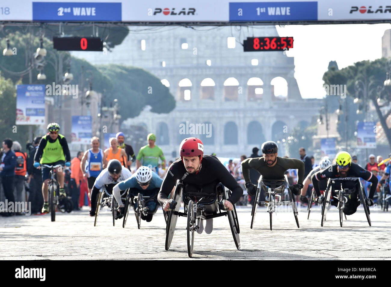 Rome marathon runner hi-res stock photography and images - Alamy
