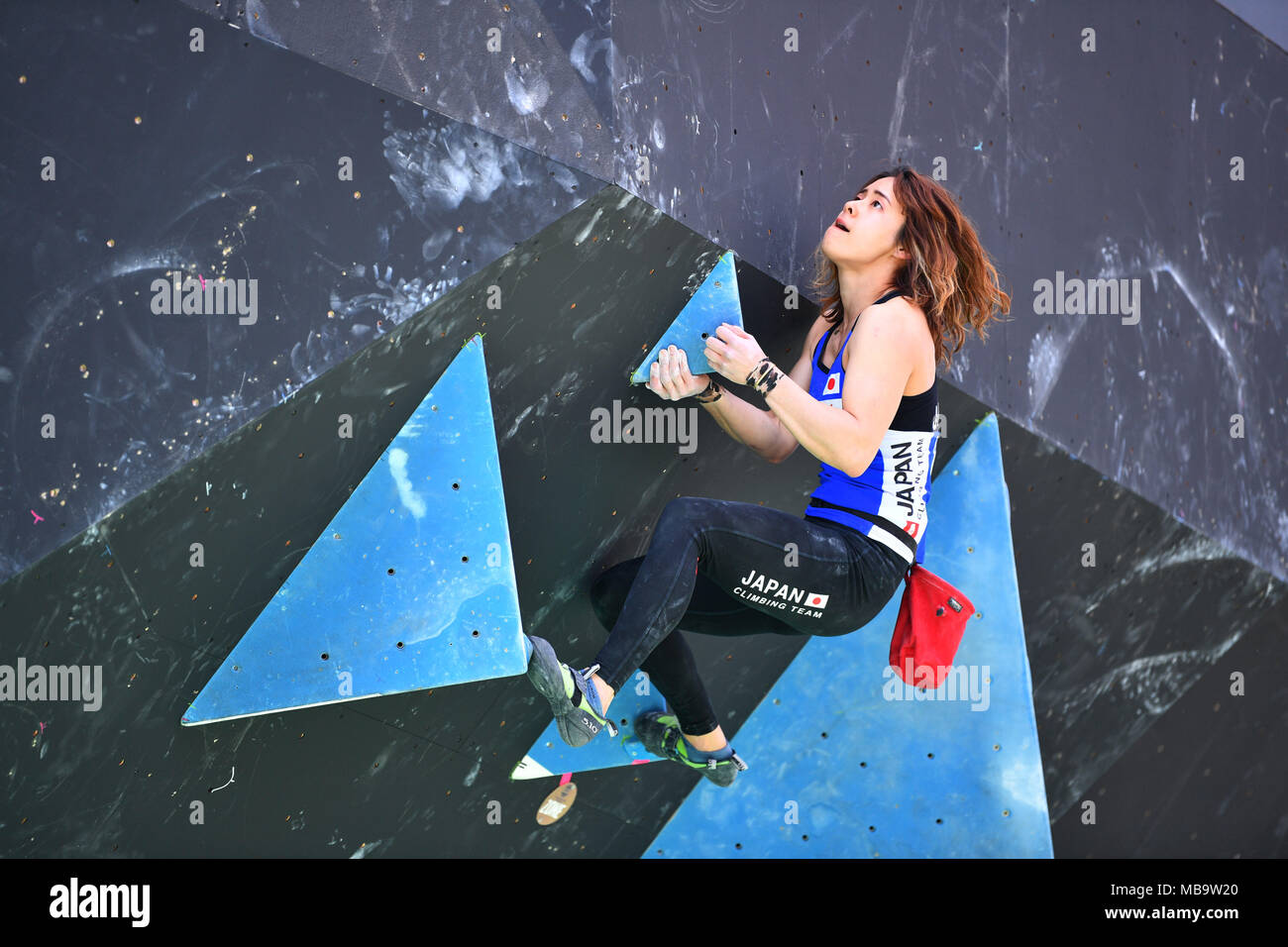 Ifsc bouldering international series hi-res stock photography and ...