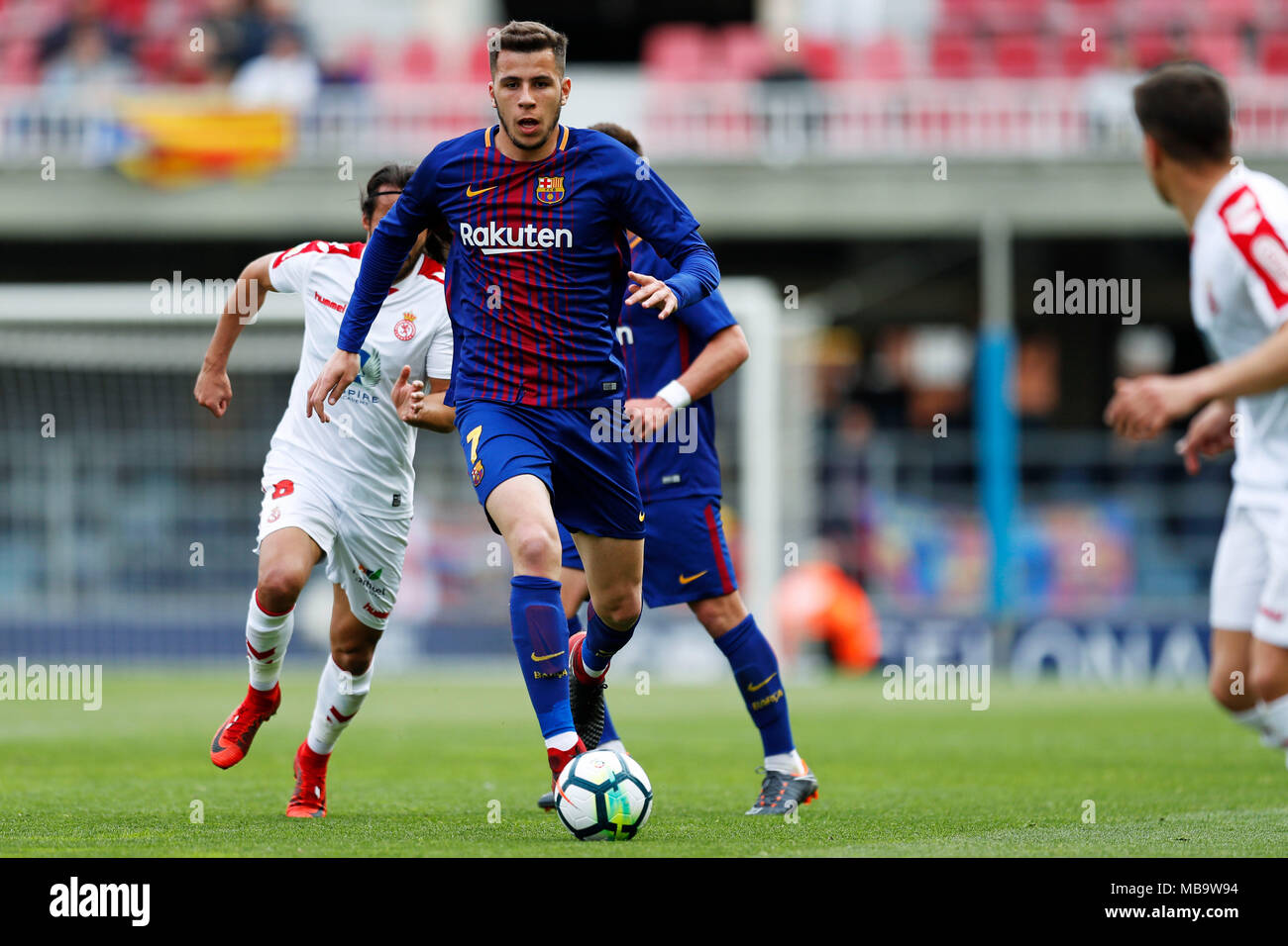 Barcelona, Spain. Credit: D. 7th Apr, 2018. Christian Rivera (Barcelona ...