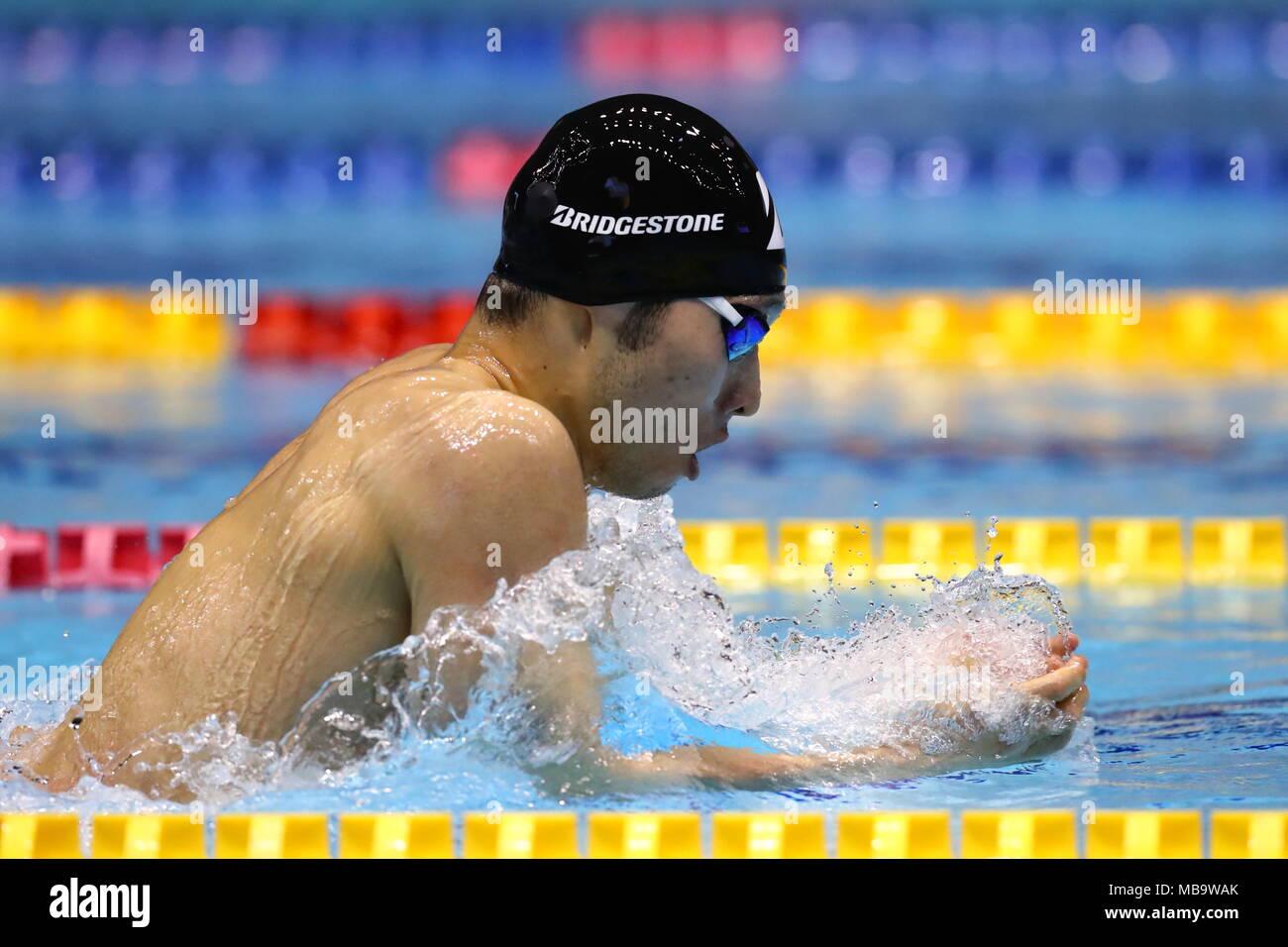Tatsumi International Swimming Center, Tokyo, Japan. 8th Apr, 2018. Kosuke Hagino, APRIL 8, 2018 ...