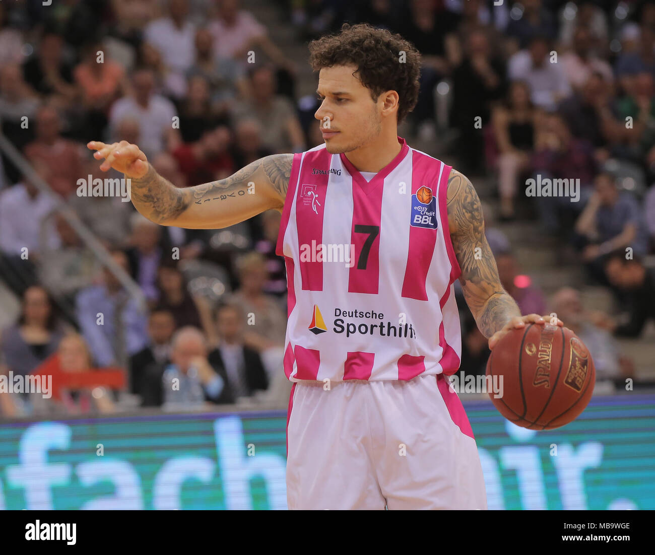 Bonn, Germany. 8th Apr, 2018. Basketball Bundesliga, BBL, Telekom ...