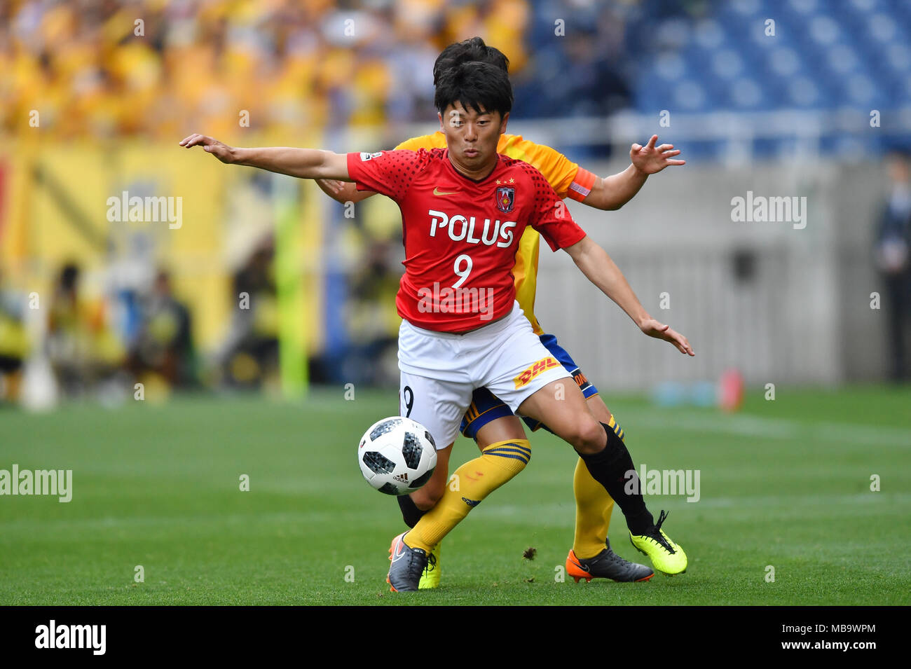 Saitama, Japan. 7th Apr, 2018. Yuki Muto (Reds) Football/Soccer : 2018 ...