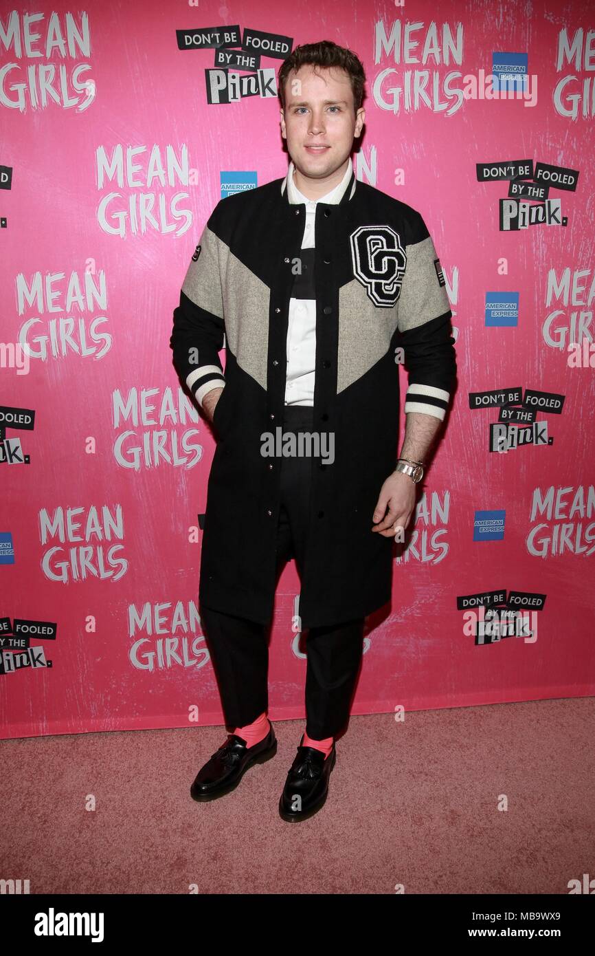 New York, NY, USA. 8th Apr, 2018. Grey Henson in attendance for MEAN ...