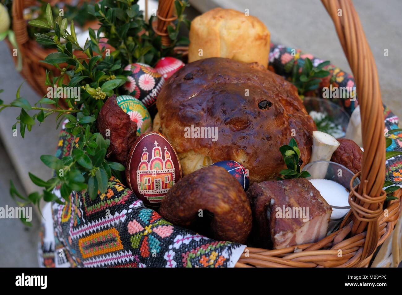 The Orthodox Holy Saturday celebrations on April 7, 2018 at the Greek ...