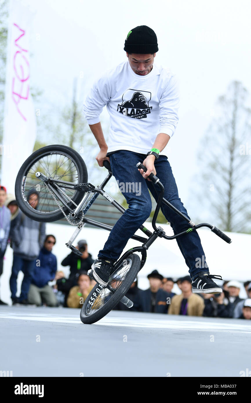 Hiroshima, Japan. Credit: MATSUO. 7th Apr, 2018. Ä Moto Sasaki (JPN ...