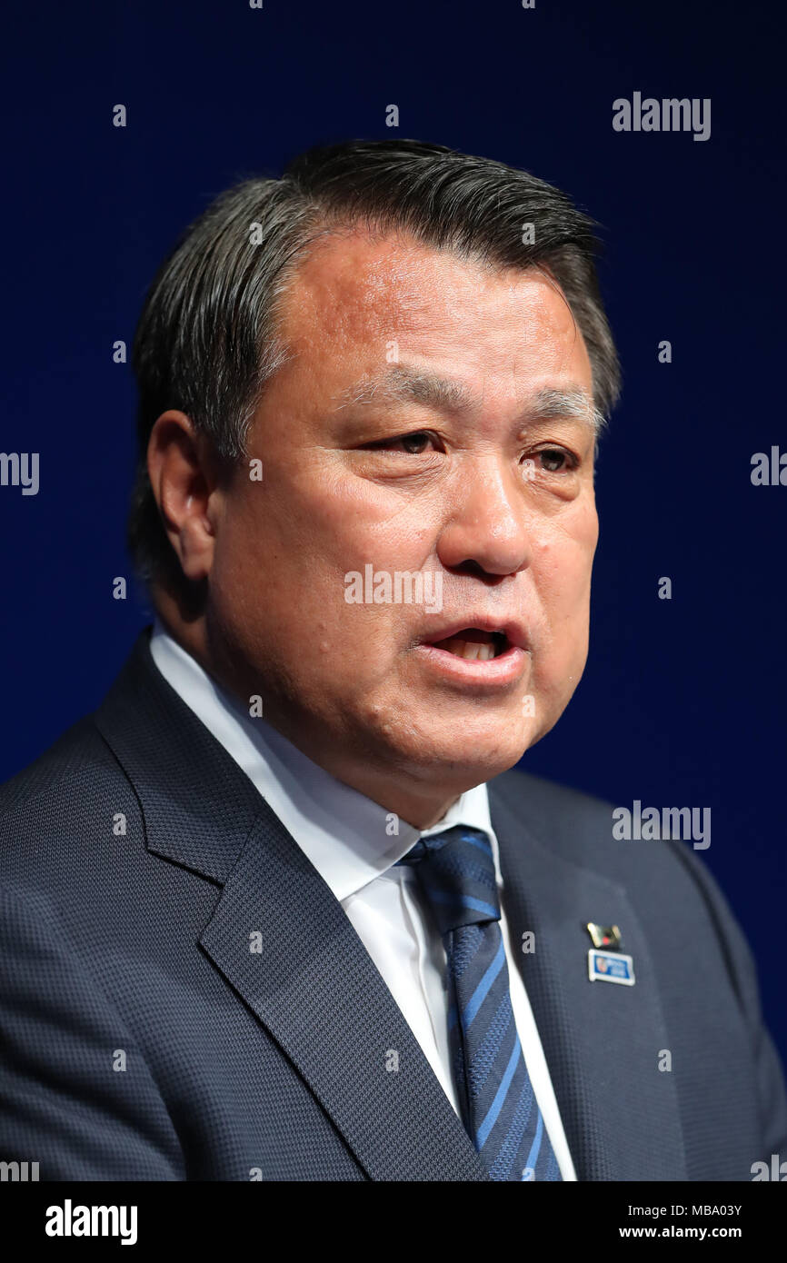 Tokyo, Japan. 9th Apr, 2018. Kozo Tashima (JPN) Football/Soccer : Japan ...