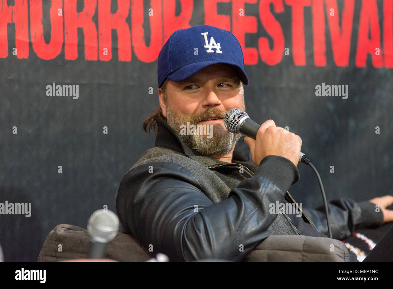 DORTMUND, GERMANY - APRIL 8: Actor Tyler Labine (Tucker & Dale vs Evil ...