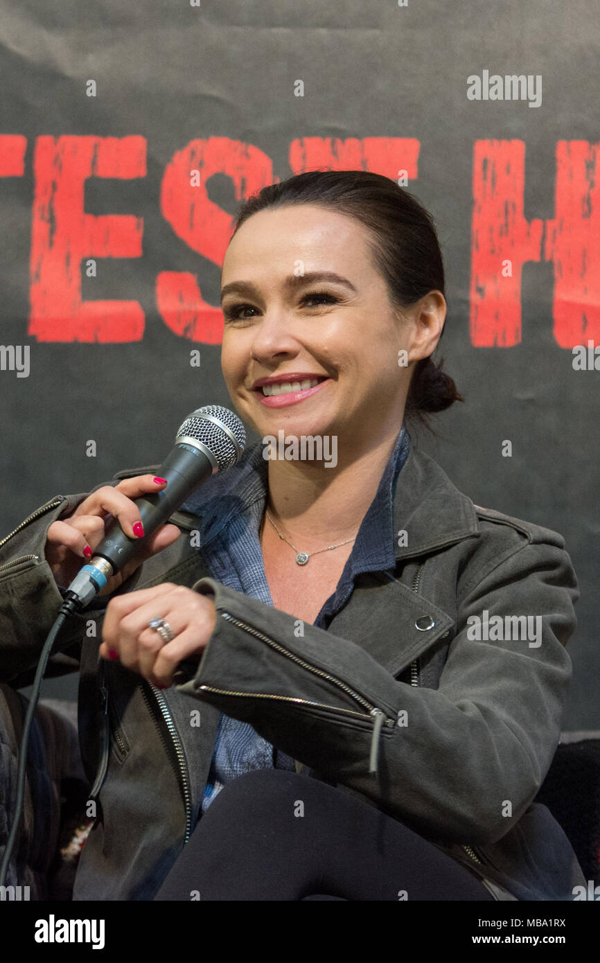 DORTMUND, GERMANY - APRIL 8: Actress Danielle Harris (Halloween ...