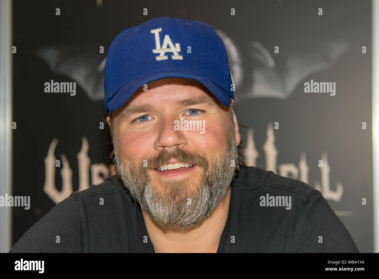 DORTMUND, GERMANY - APRIL 8: Actor Tyler Labine (Tucker & Dale vs Evil ...