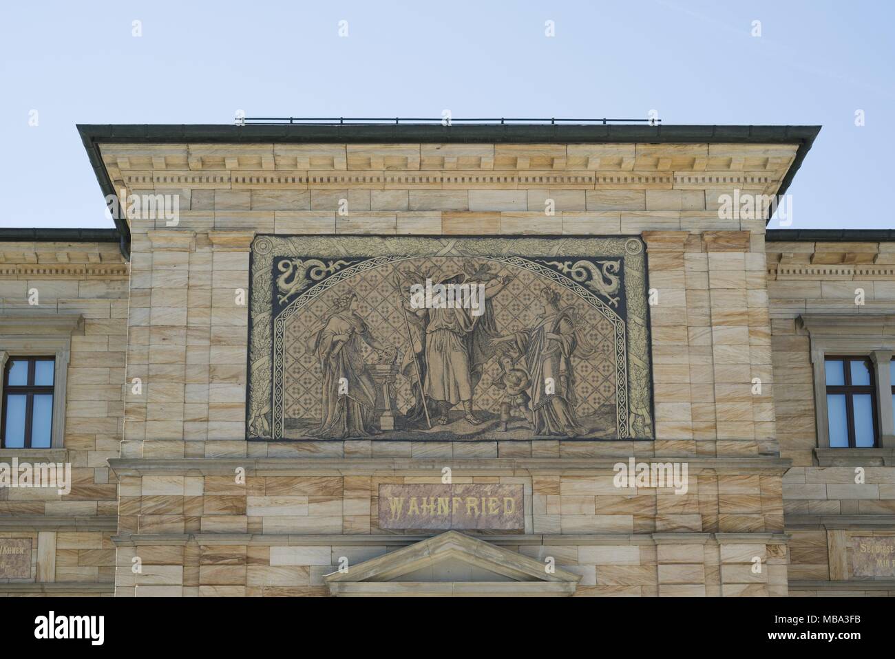 Bayreuth, Germany. 19th May, 2017. Richard Wagner Museum in Bayreuth ...
