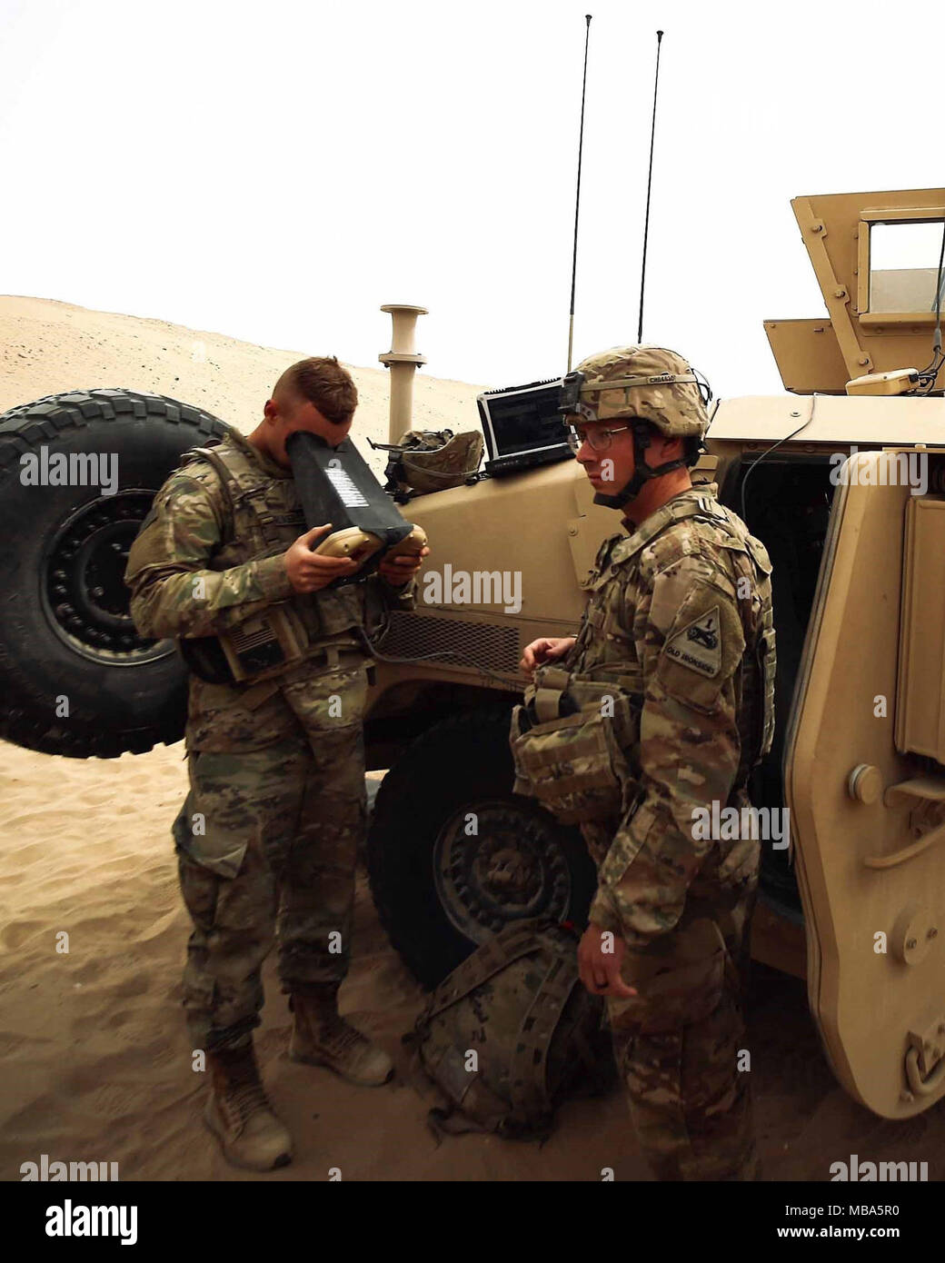 CAMP BUEHRING, Kuwait – U.S. Army Pvt. 1st Class Christopher Alverson ...