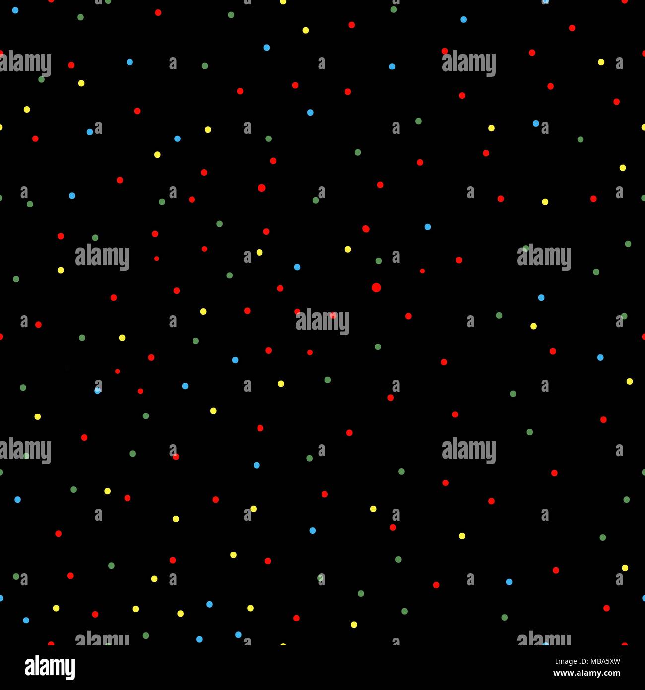 Abstract colorful dotted seamless background. vector illustration Stock ...