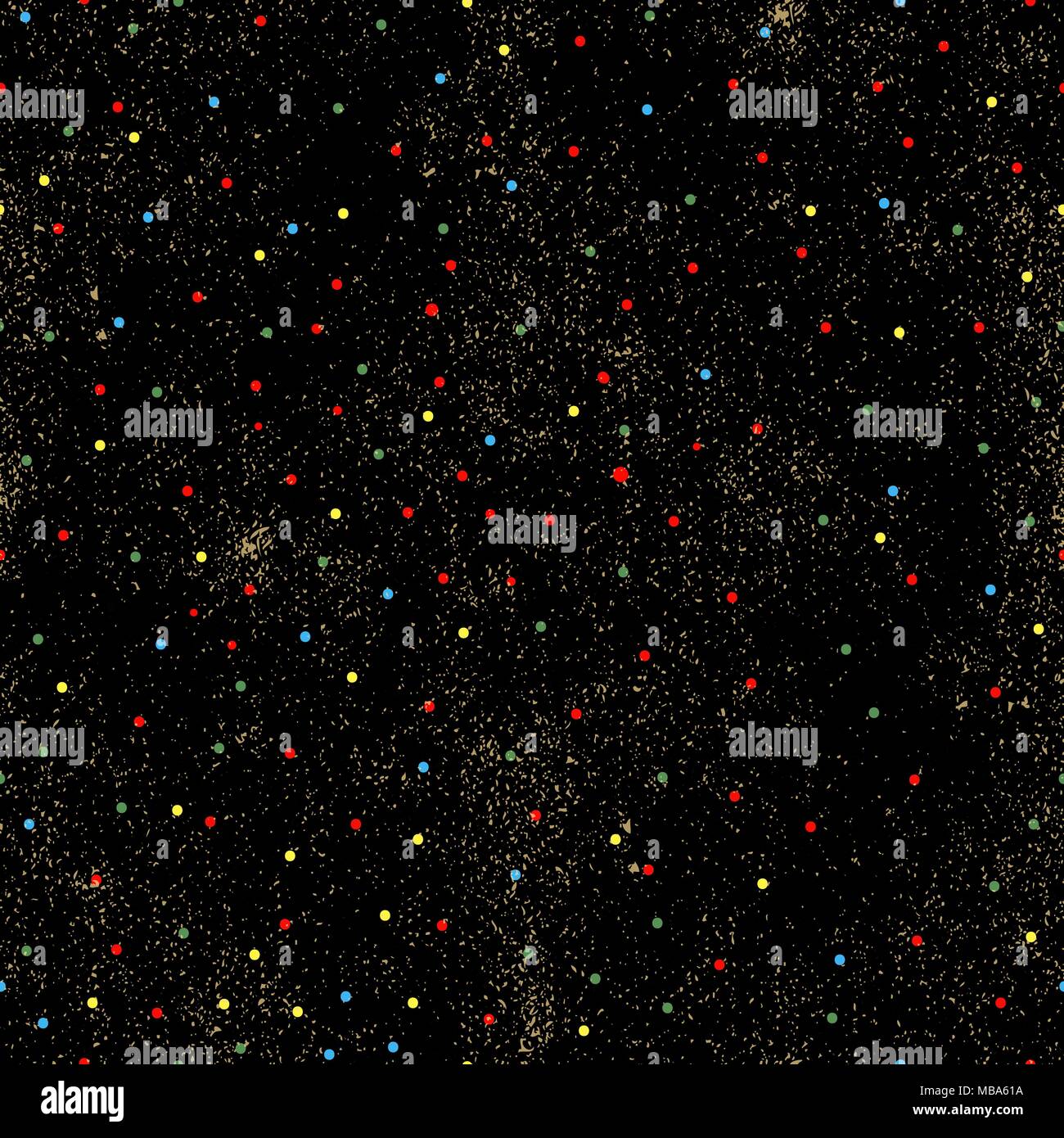 Abstract colorful dotted seamless background. vector illustration Stock ...