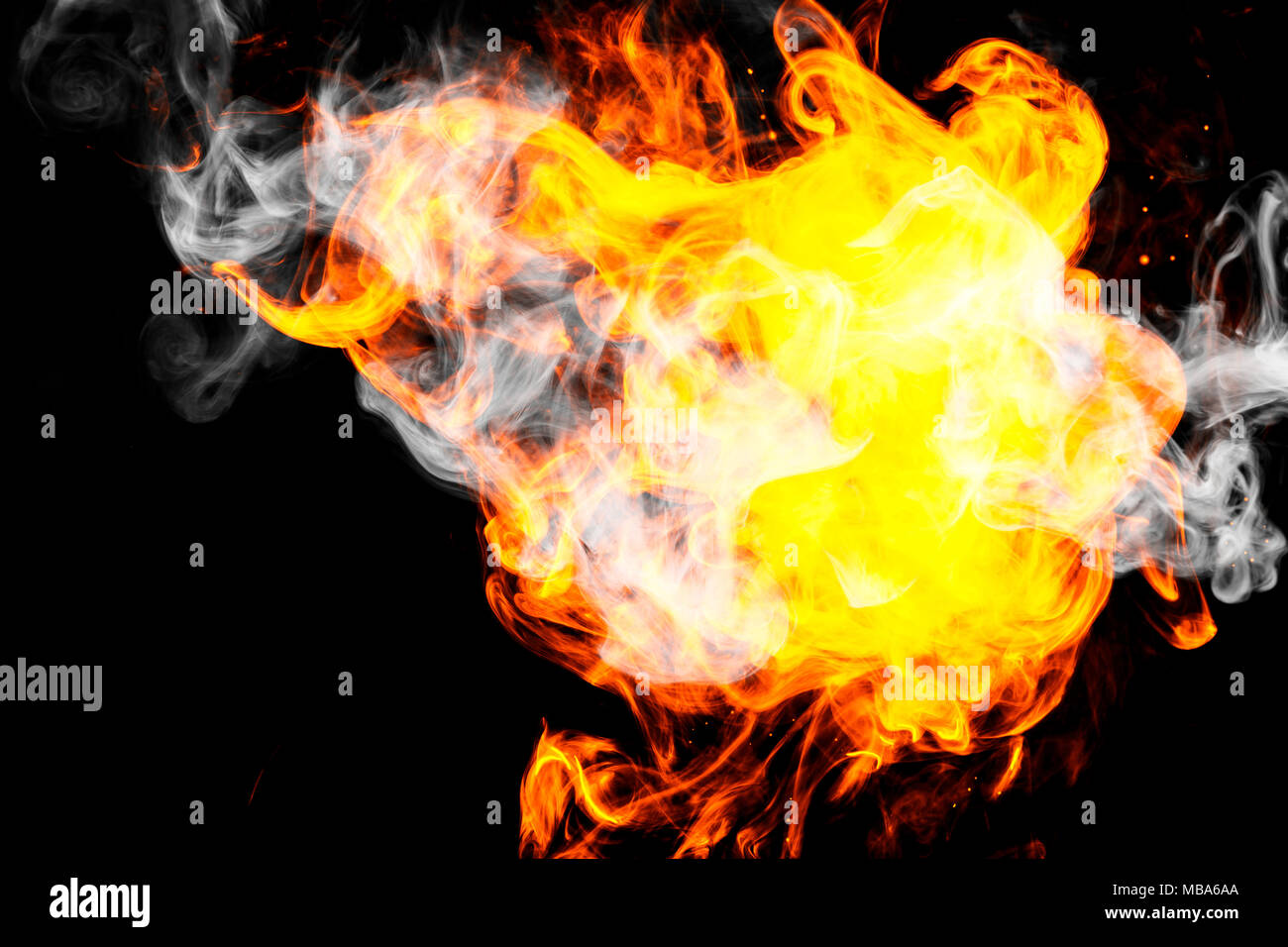 Fire flames background. Background of smoke vape Stock Photo - Alamy