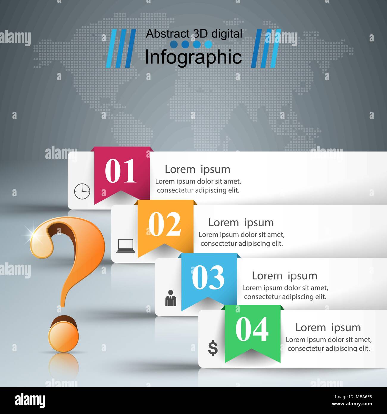 Business infographics. Question mark Stock Vector Image & Art - Alamy