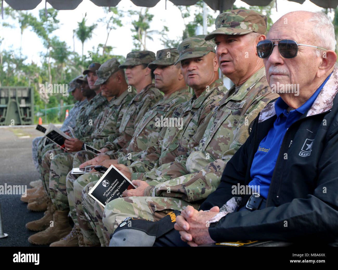 Soldiers and honored guests from the 94th Training Division (Force ...