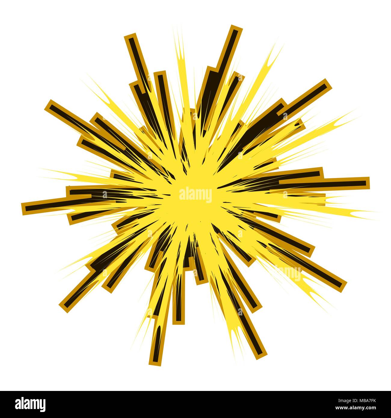 The big bang artwork Stock Vector Images - Alamy