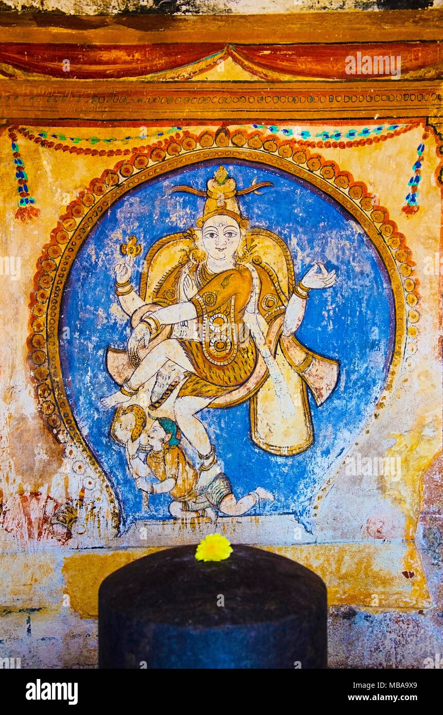 Hindu Temple Wall Painting