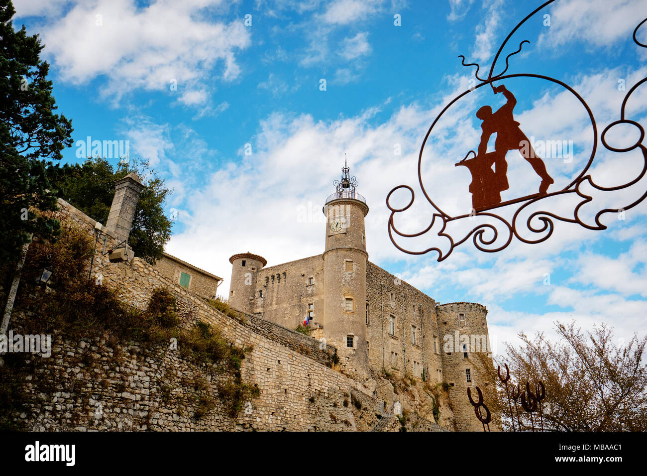 Lussan is a restored Medieval hilltop village, with a prominent 15th ...