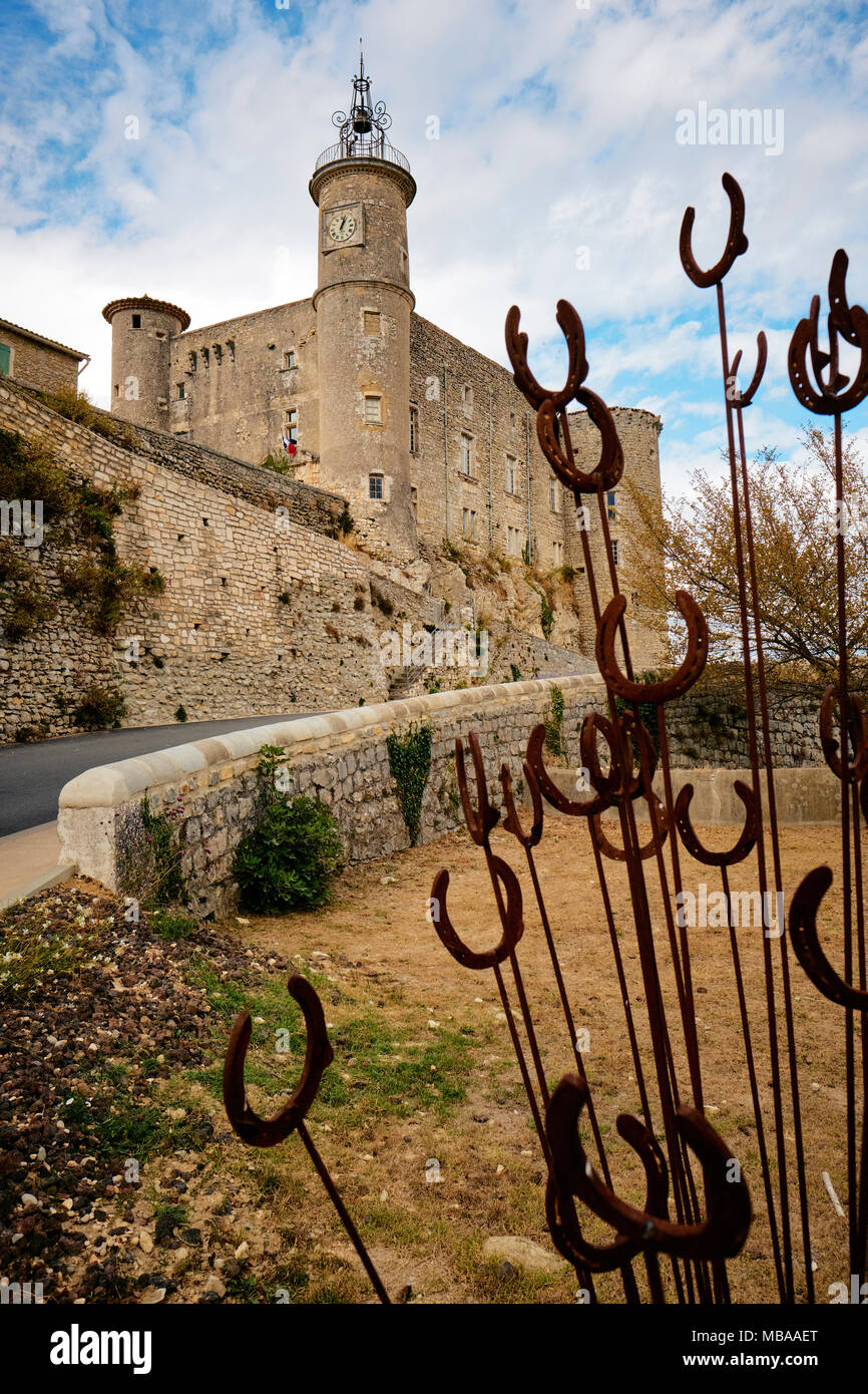 Lussan is a restored Medieval hilltop village, with a prominent 15th ...