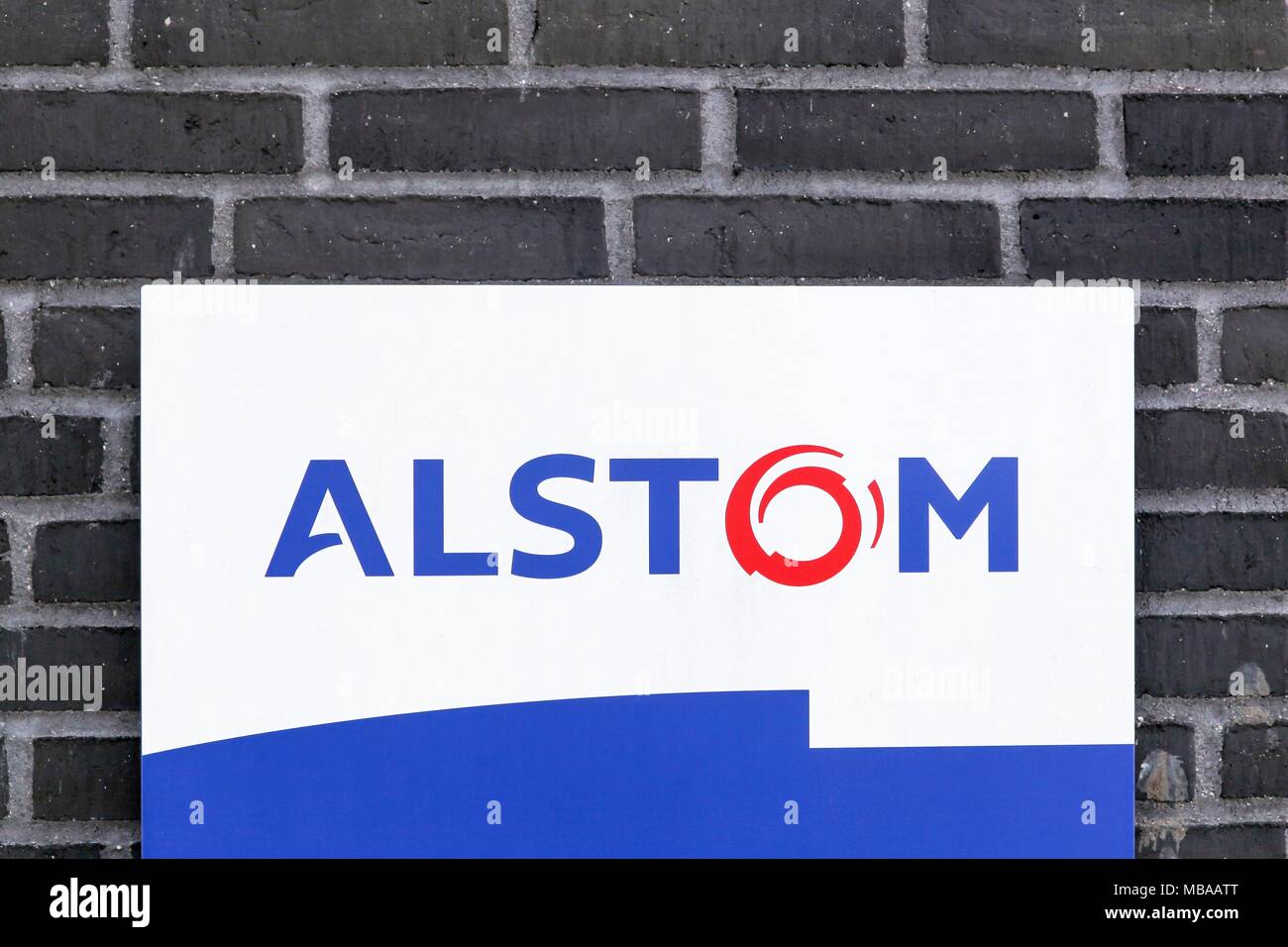Alstom logo hi-res stock photography and images - Alamy