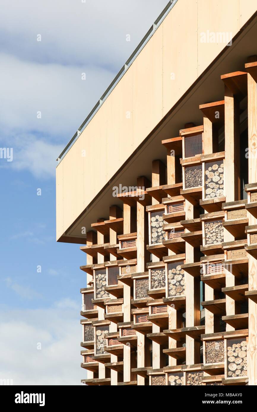Insect hotel on wall of building hi-res stock photography and images ...