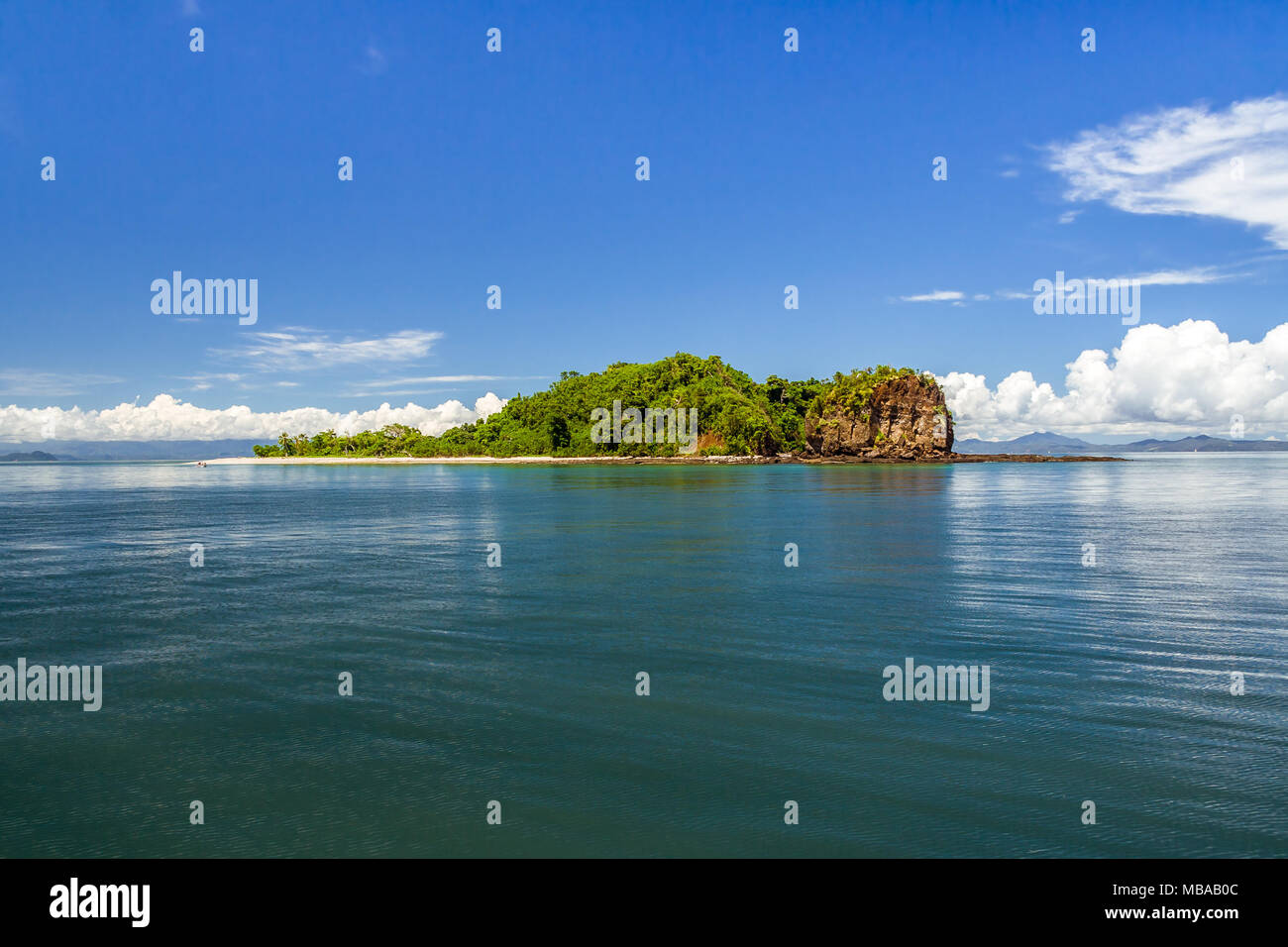 Nosy Tanikely island, marine protected area of Nosy Be, Madagascar ...
