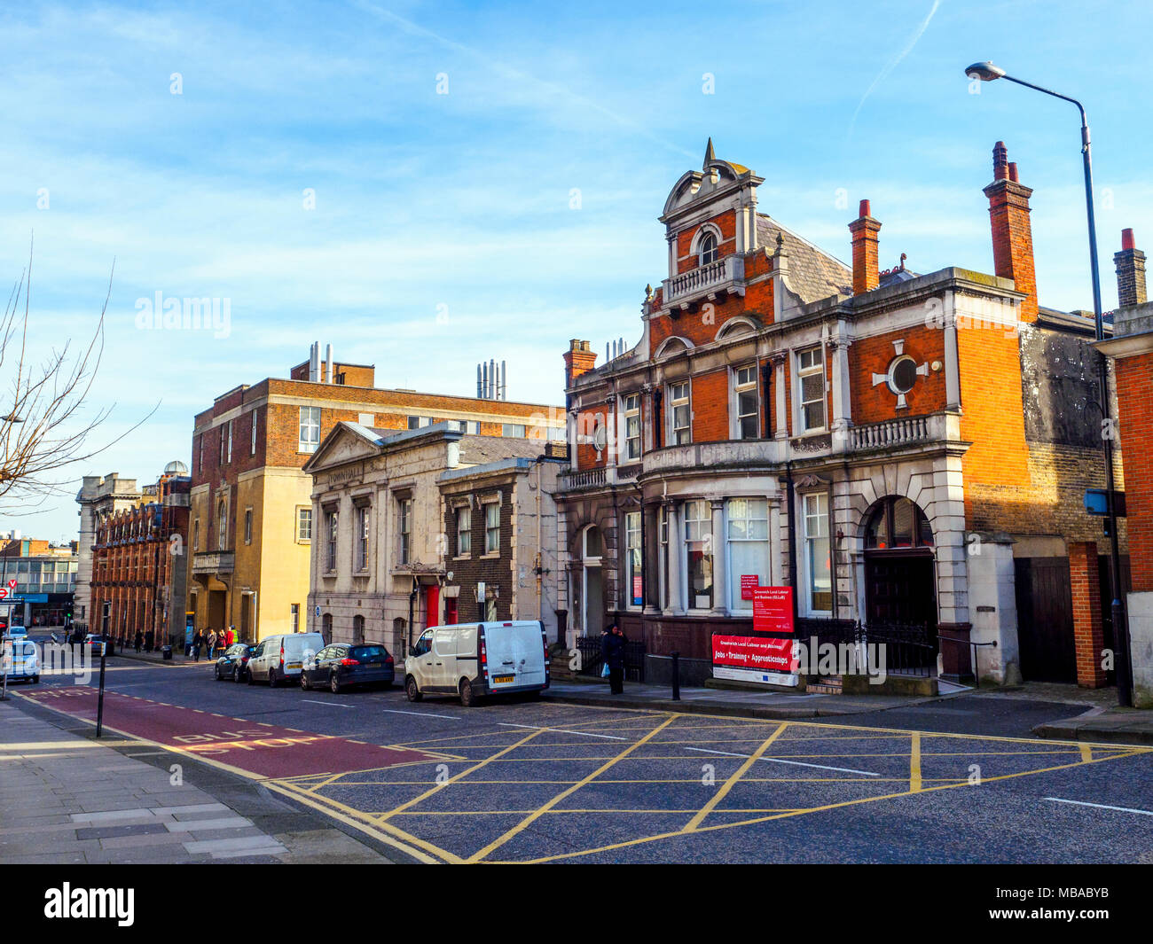 Old public Library building in Woolwich - London, England Stock Photo ...