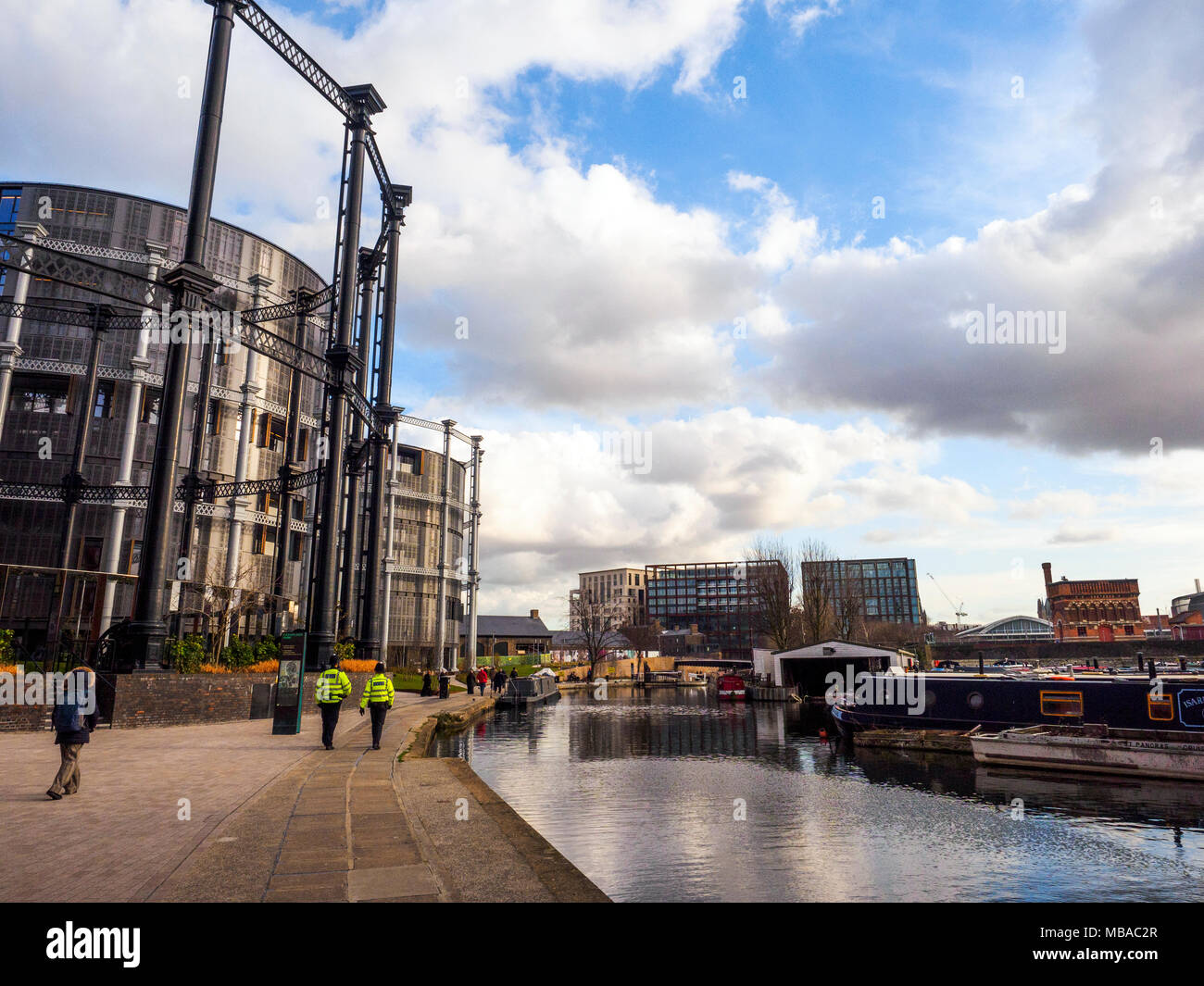 Cast-iron Victorian gasholders at King's Cross transormed into luxury ...