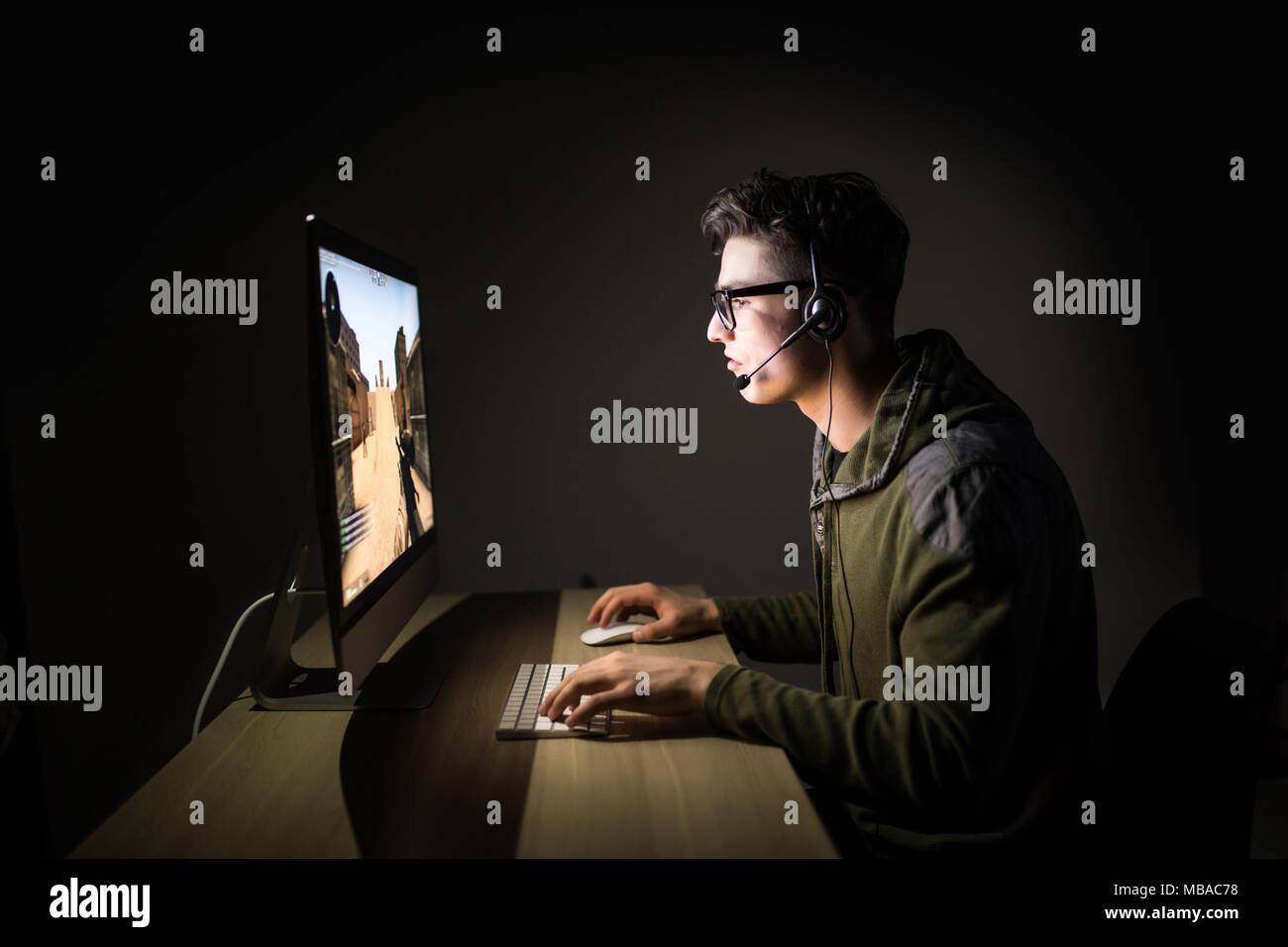 Gamer Dark High Resolution Stock Photography and Images - Alamy
