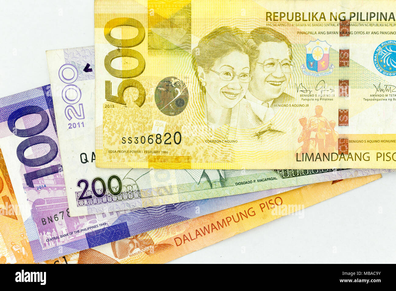 Philippines bank notes hi-res stock photography and images - Alamy