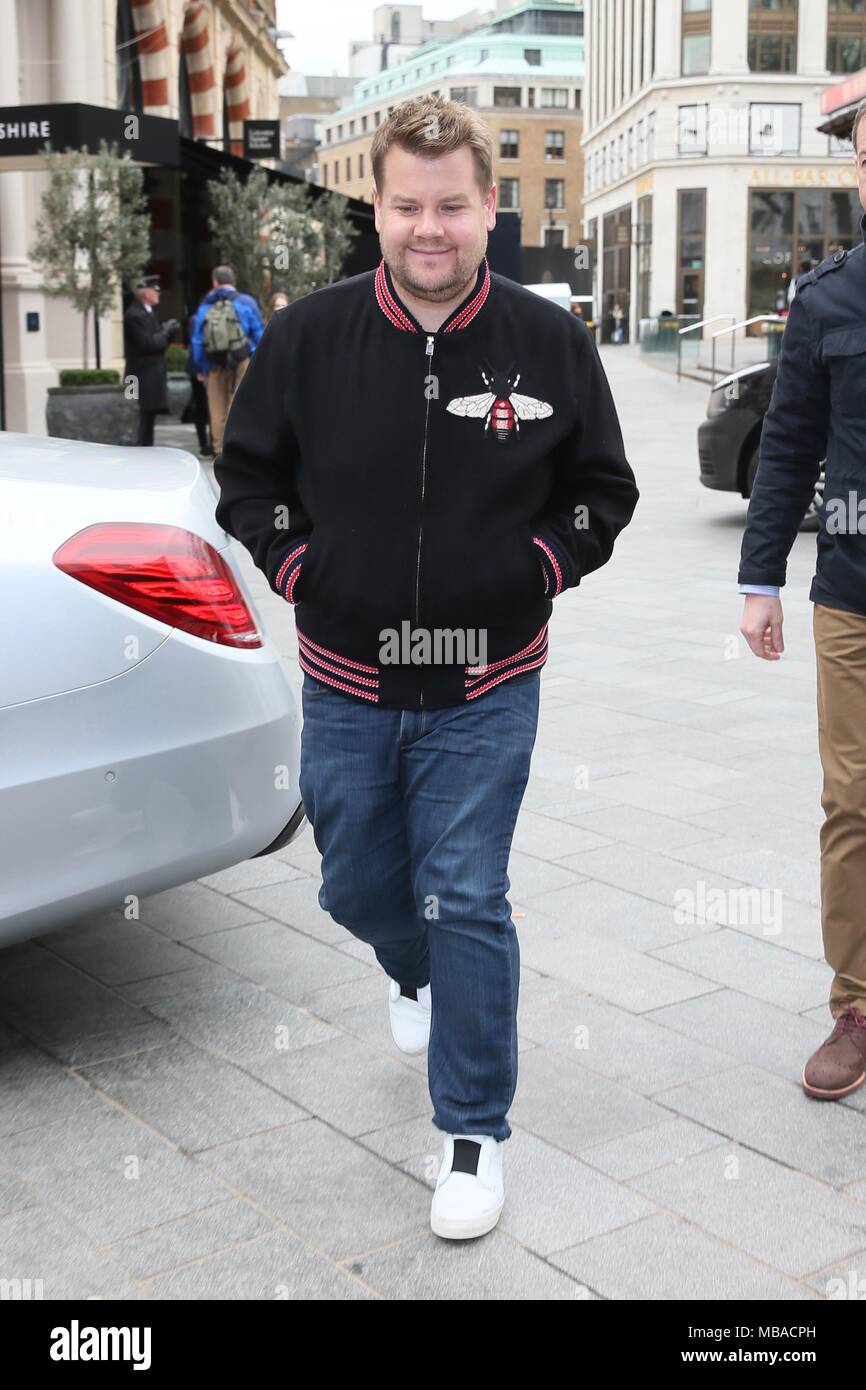 James Cordon seen at the Global studios Featuring: James Cordon Where ...