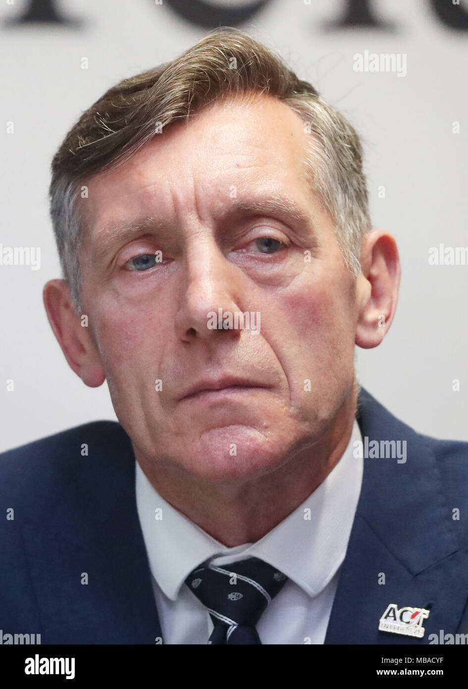 Dr William Mitchell at Linenhall Library, Belfast, where a Loyalist ...