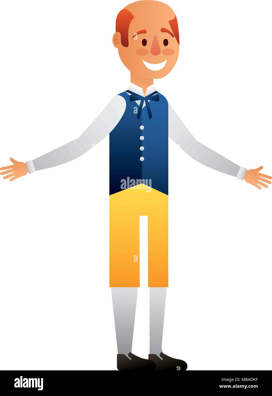 Scandinavian national costume Stock Vector Images - Alamy