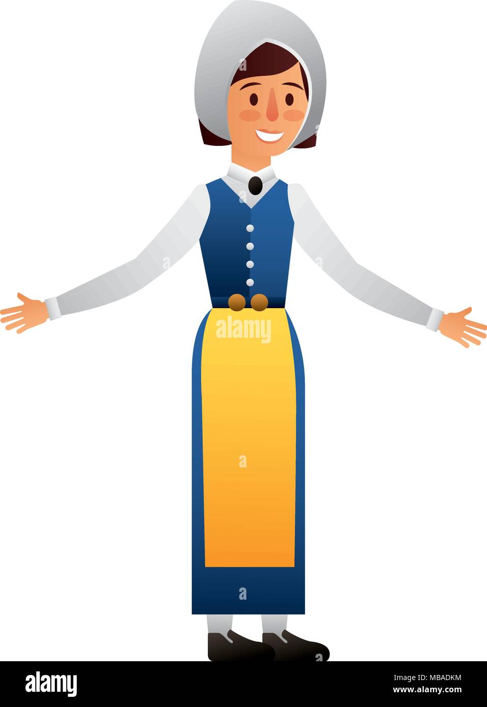 Swedish woman character icon Stock Vector Image & Art - Alamy