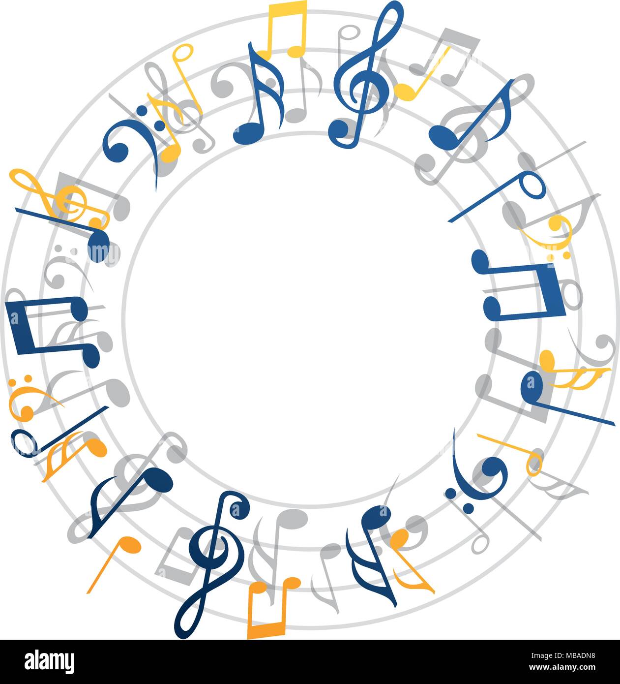 set of music notes pattern Stock Vector Image & Art - Alamy