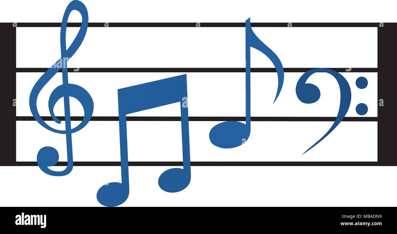 set of music notes pattern Stock Vector Image & Art - Alamy