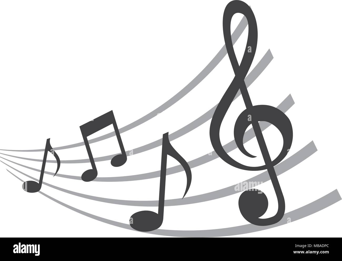 set of music notes pattern Stock Vector Image & Art - Alamy