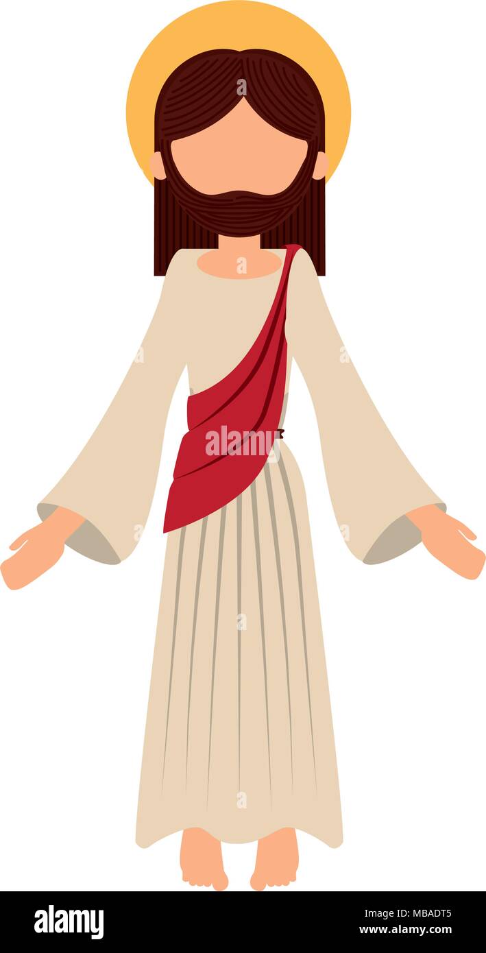 jesuschrist catholic religion character Stock Vector Image & Art - Alamy