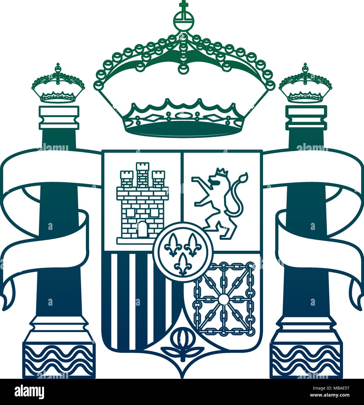 Shield Of Spain High Resolution Stock Photography and Images - Alamy