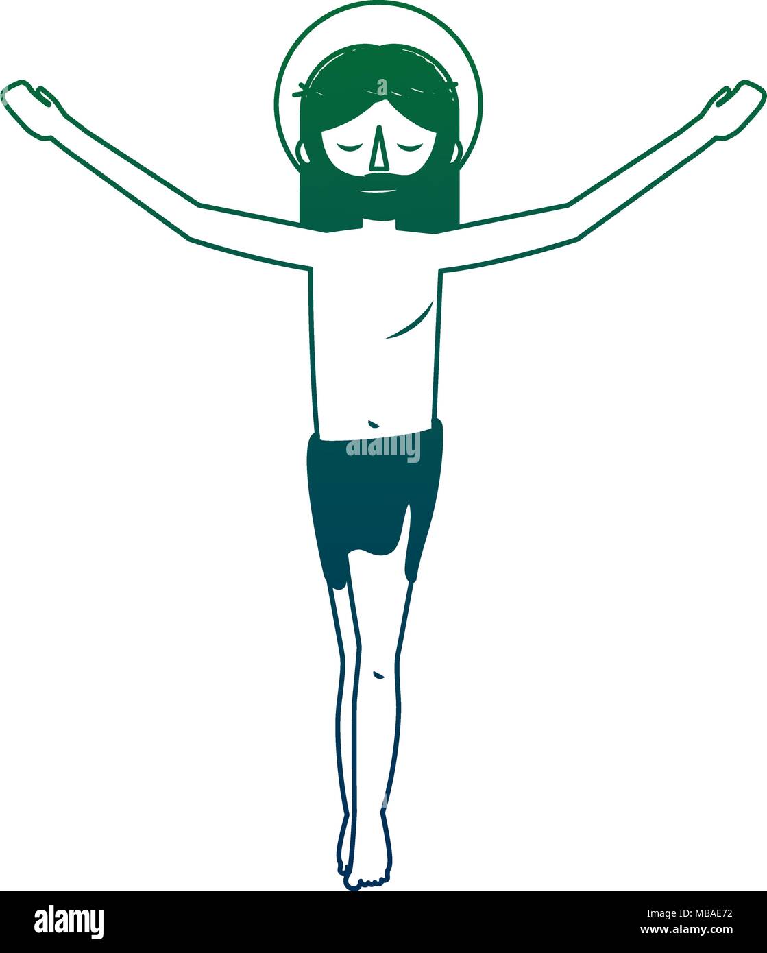 jesuschrist catholic religion character Stock Vector Image & Art - Alamy