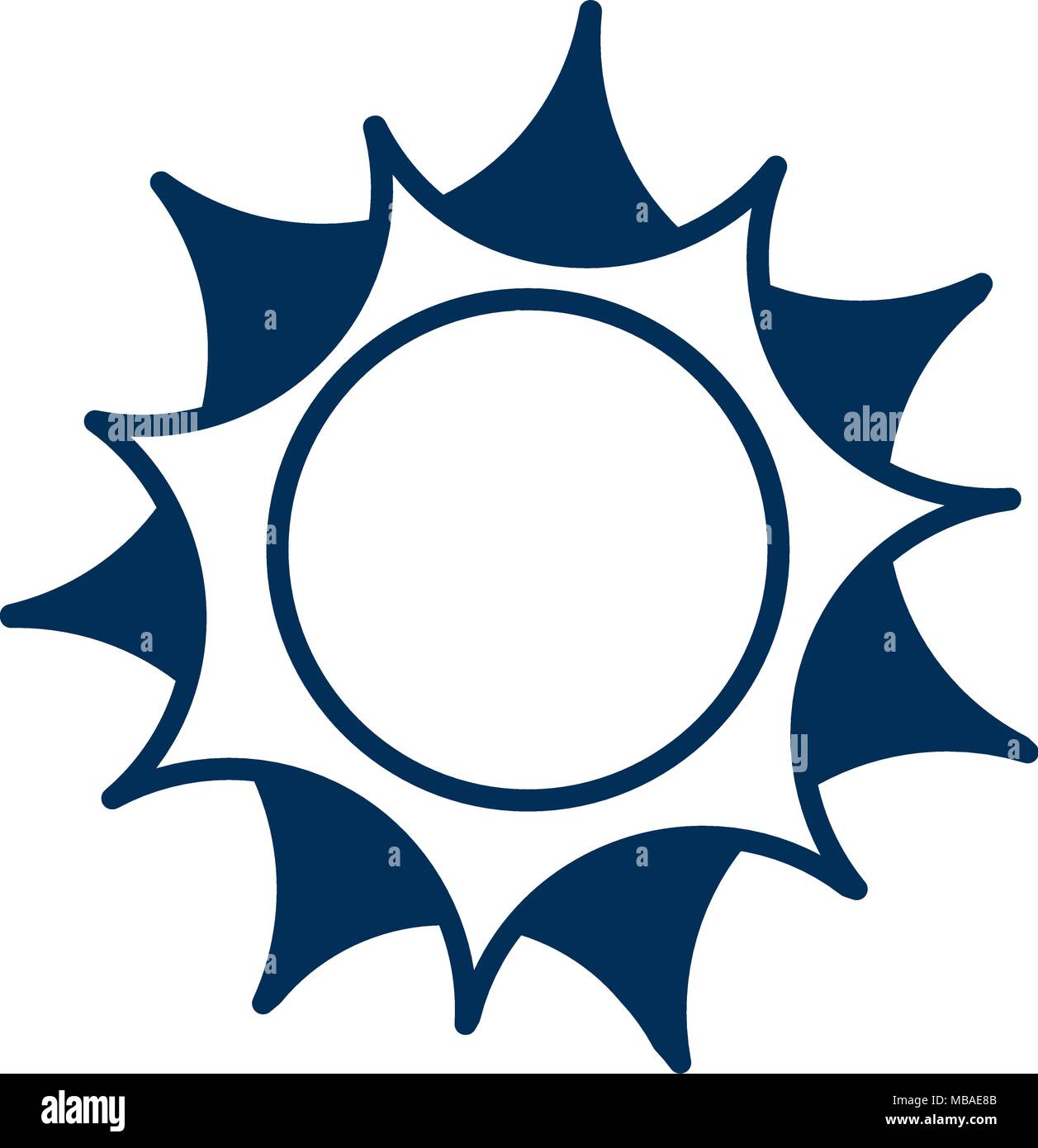 sun climate summer icon Stock Vector Image & Art - Alamy